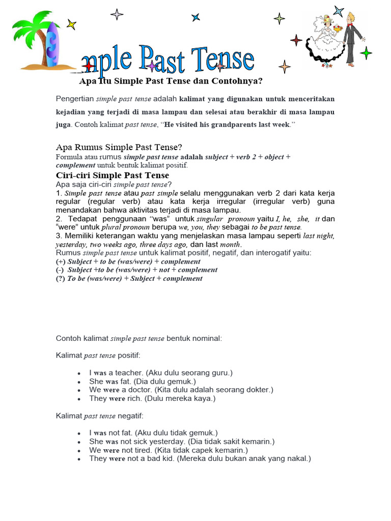 Simple Past Tense Fun Activities Games 41373 Pdf