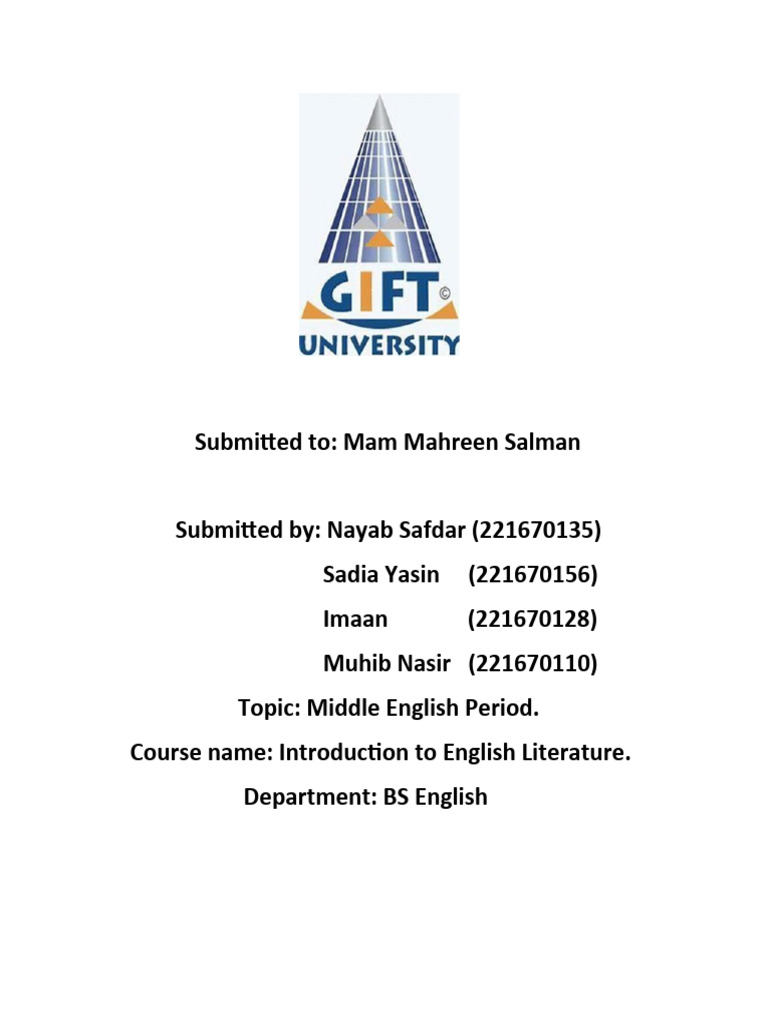 Literature Assignment | PDF