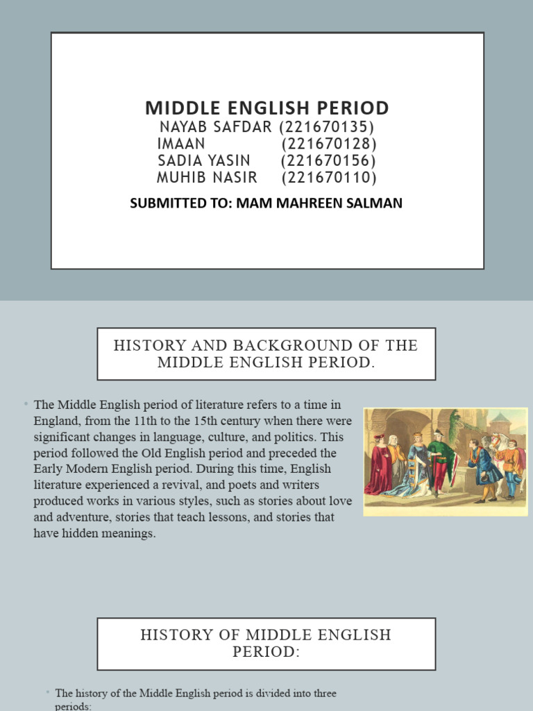 Middle English Period | PDF | Chivalric Romance | Chivalry