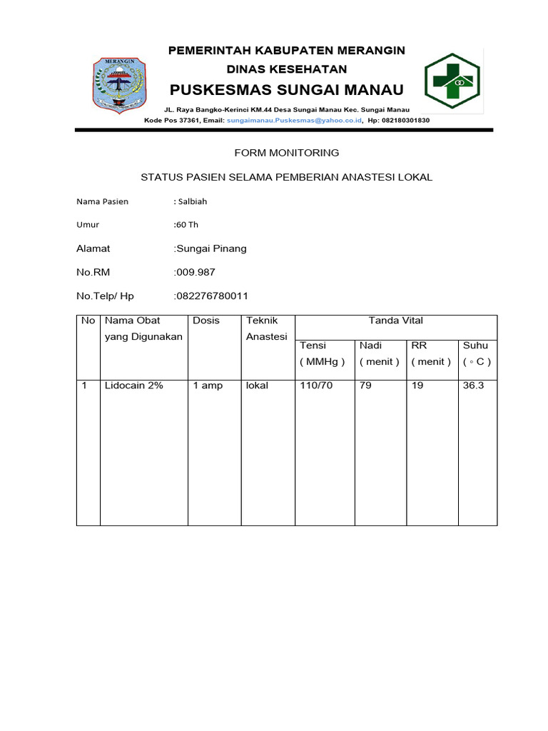 Form Monitoring Isi 2023 | PDF