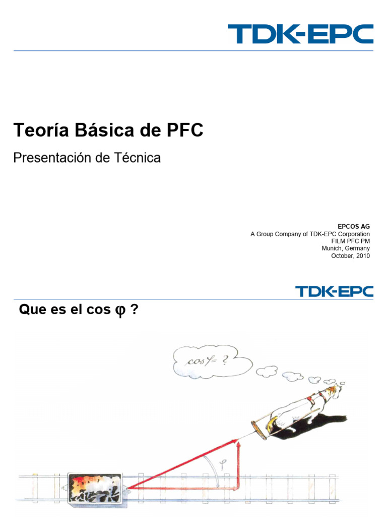 00-TDK-EPC - Teoria Basica de PFC - OCT2010-ESP | PDF