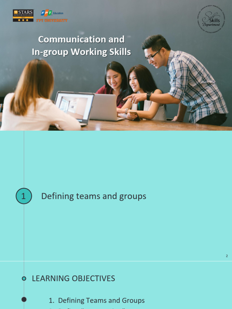 Session 1 - Group - Team Overview - Lesson 1 - Defining Teams and ...