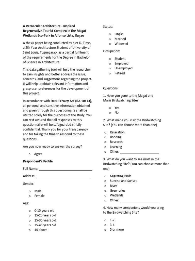 Questionnaires Time | PDF