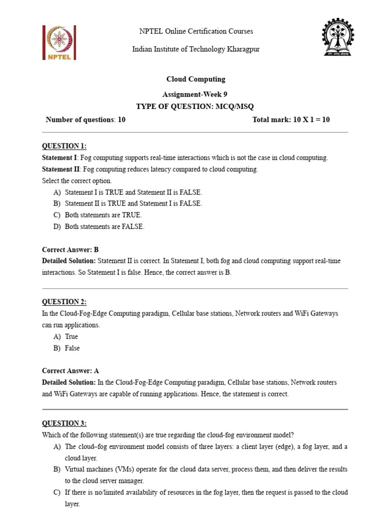 Solution CC Assign9 | PDF | Cloud Computing | Computing