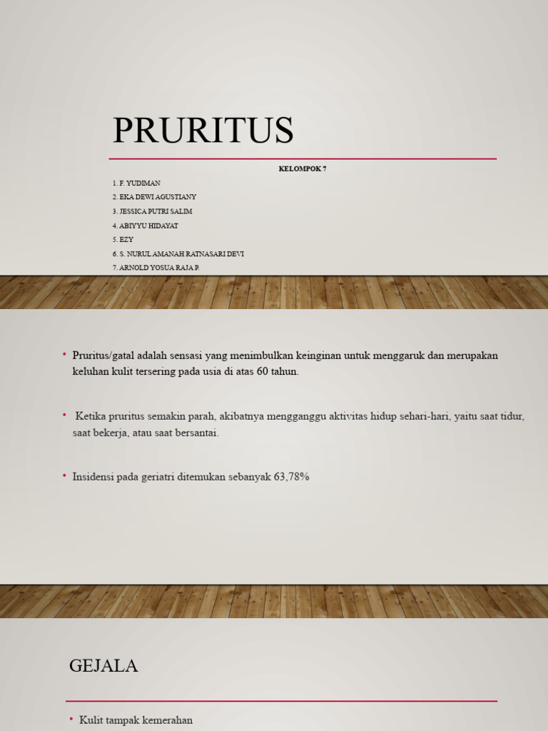 Pruritus | PDF | Kesehatan Holistik