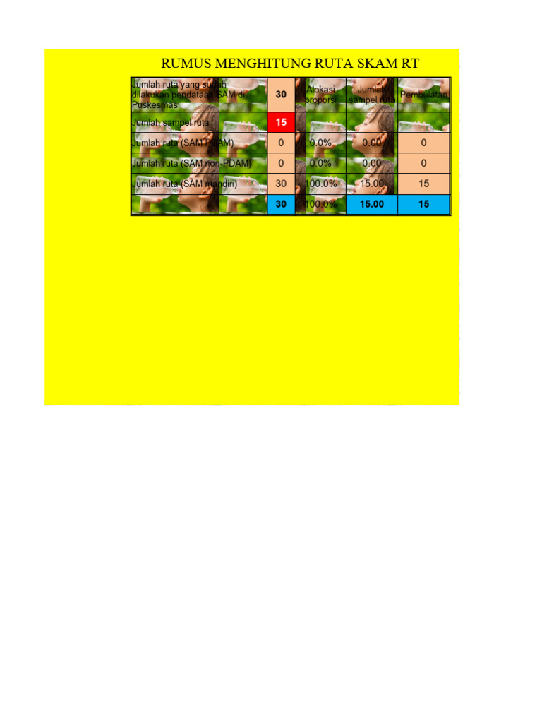 Rumus Sampling KAMRT 2023 Versi Pobi 1 | PDF