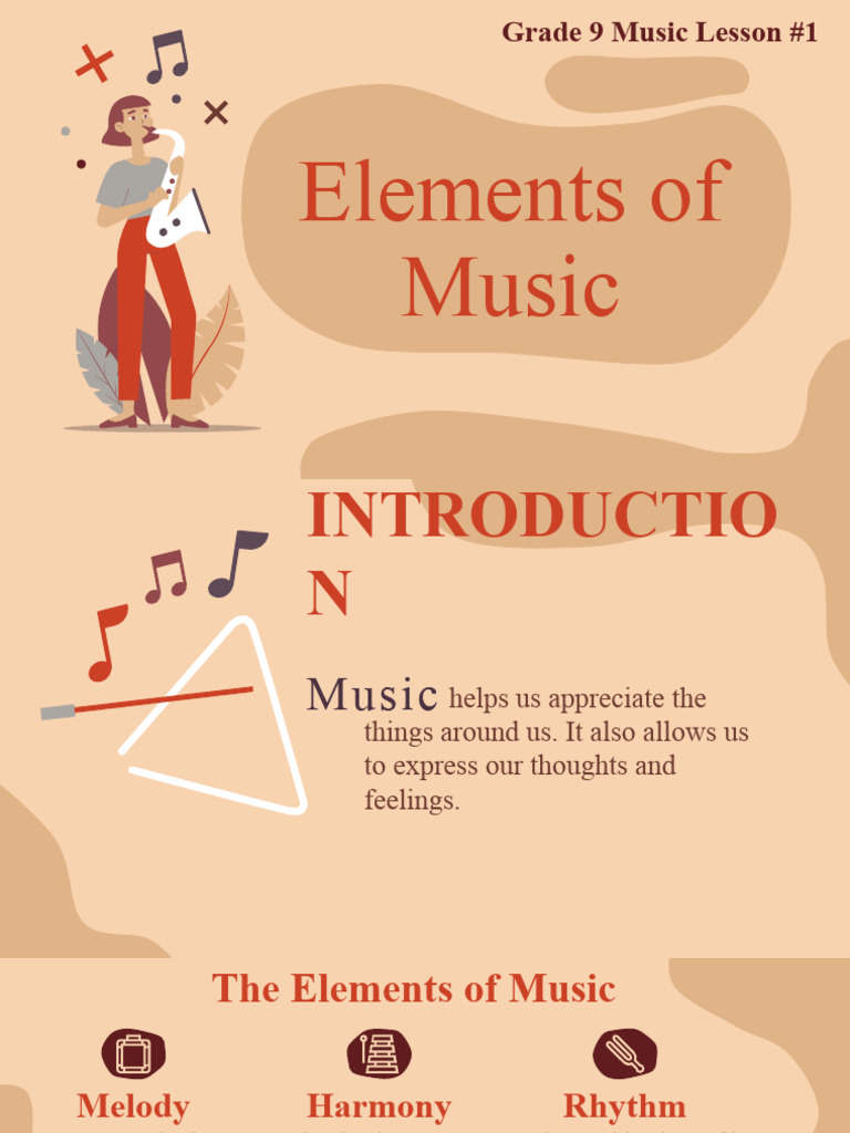 Grade 9 Music: Elements Overview | PDF | Tempo | Rhythm