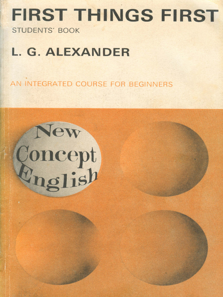 L.G.Alexander - First Things First NCE | PDF