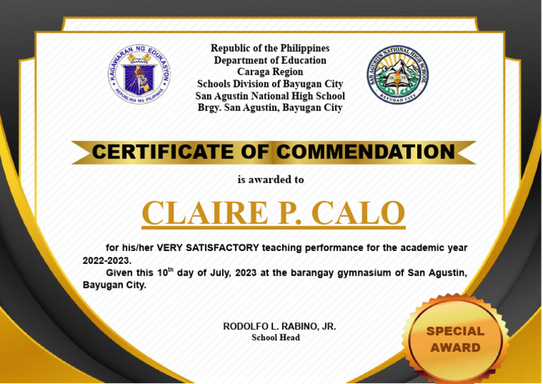 Stakeholders Certificate-1 | PDF