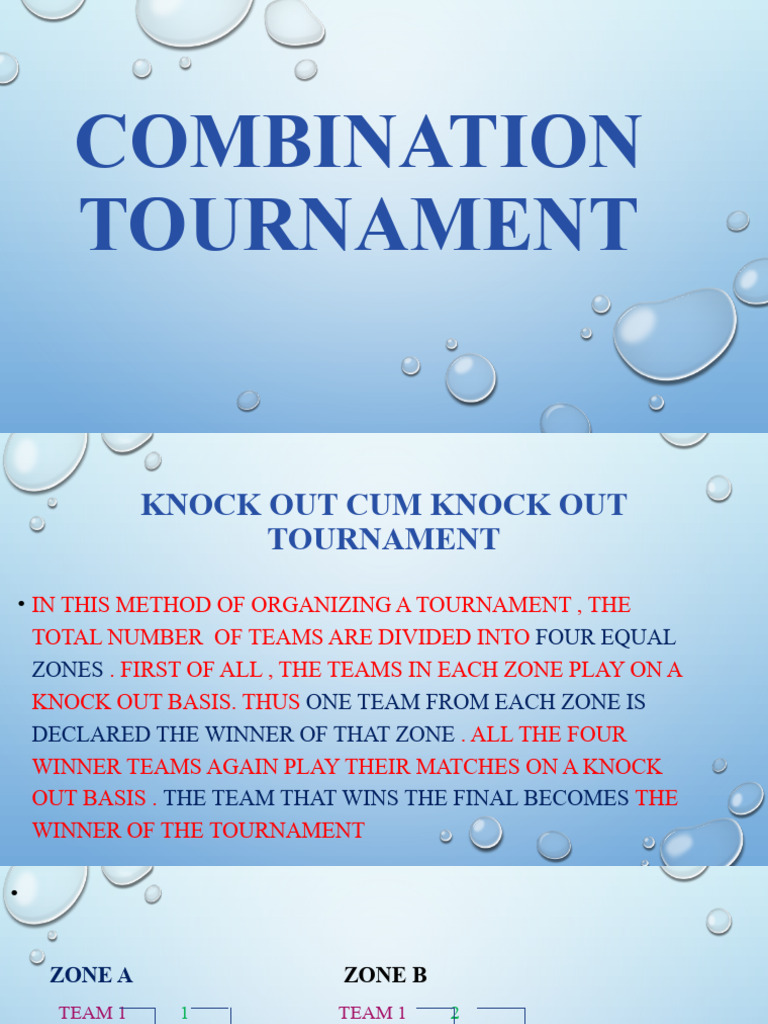 Combination Tournament | PDF