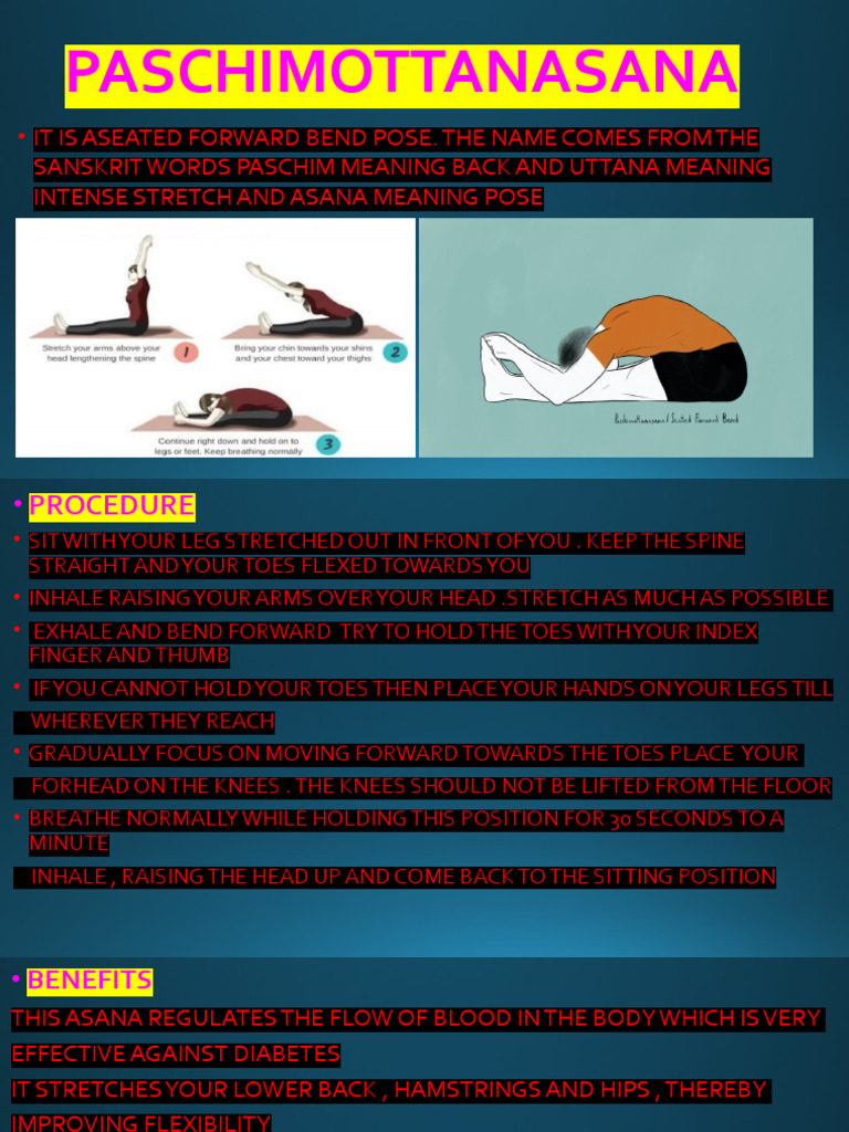 PASCHIMOTTASANA | PDF | Asana | Abdomen
