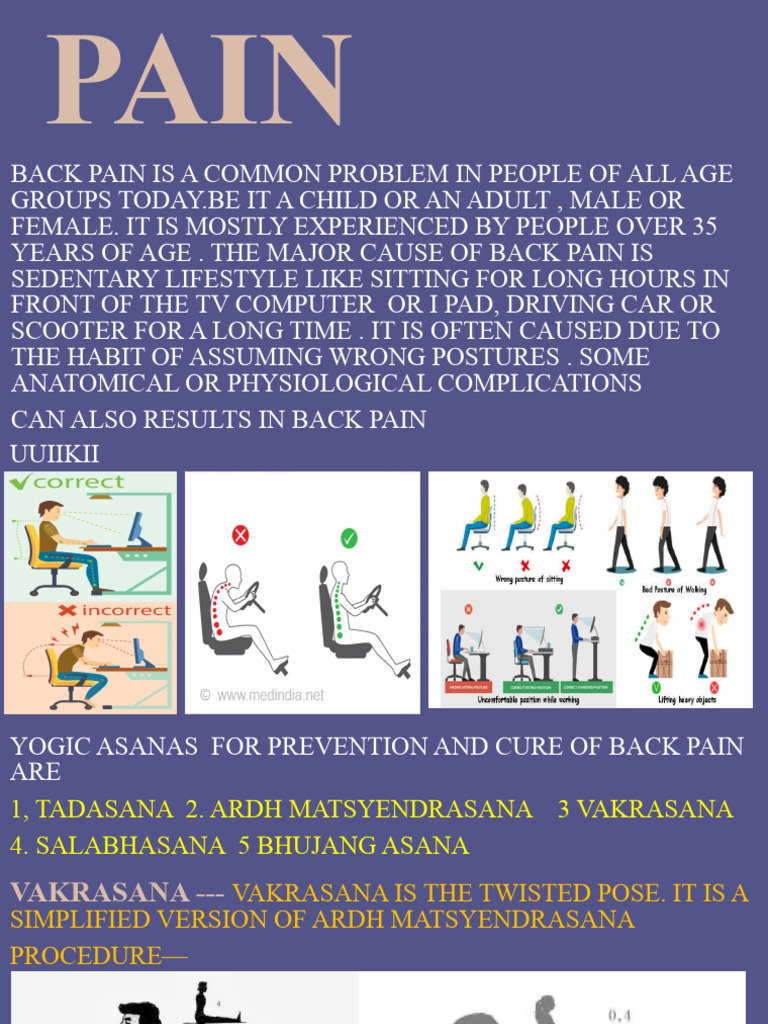 Back Pain | PDF | Asana | Back Pain