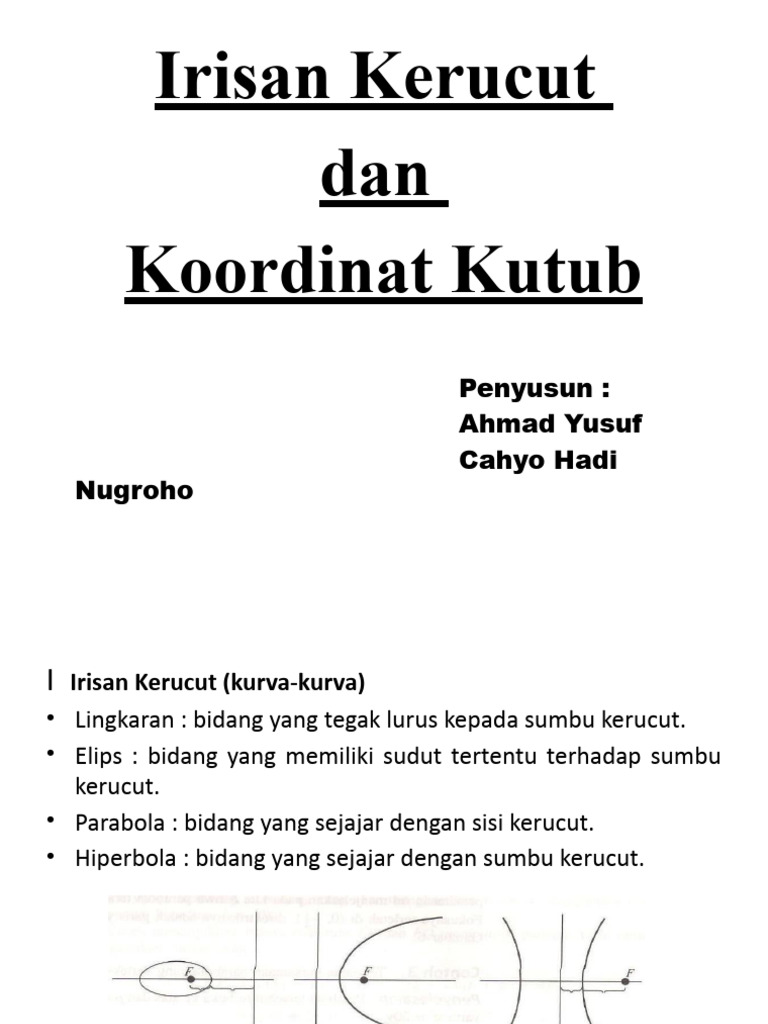 Presentasi Irisan-Kerucut | PDF