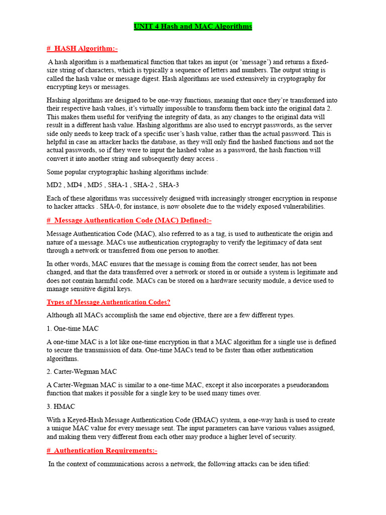 Unit 4 NSC | PDF | Public Key Cryptography | Cryptography