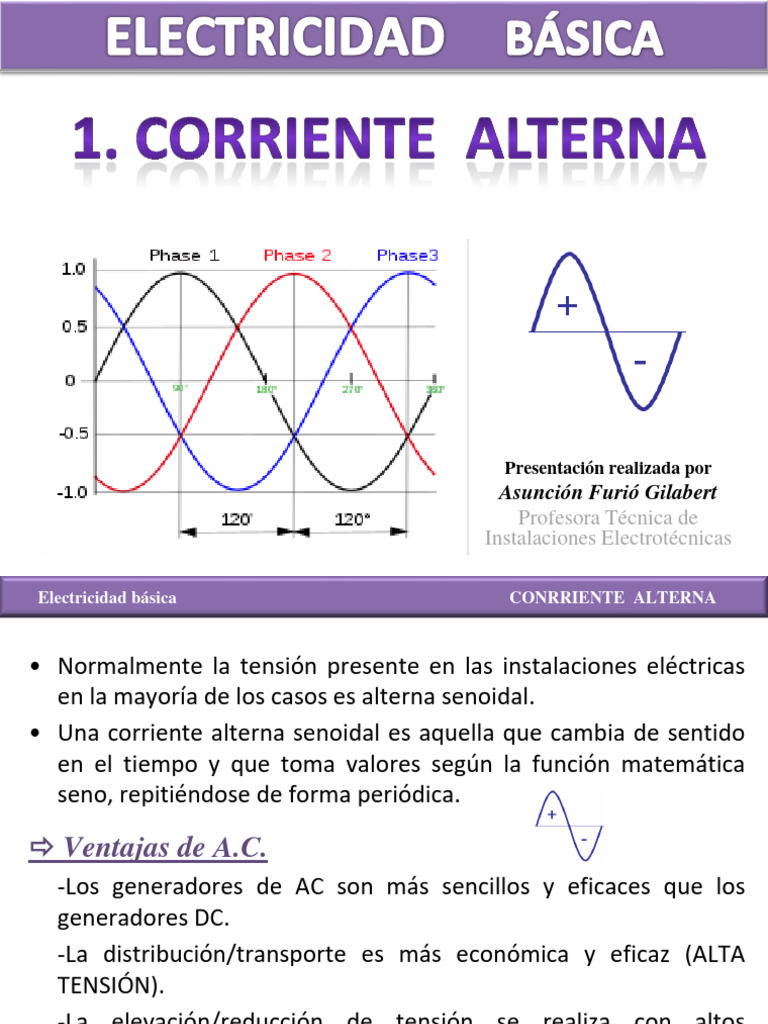 01 Corriente Alterna CURT | PDF