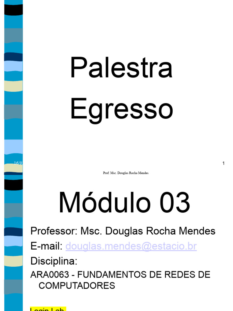 Modulo - 03 - Modelo Referencia OSI | PDF