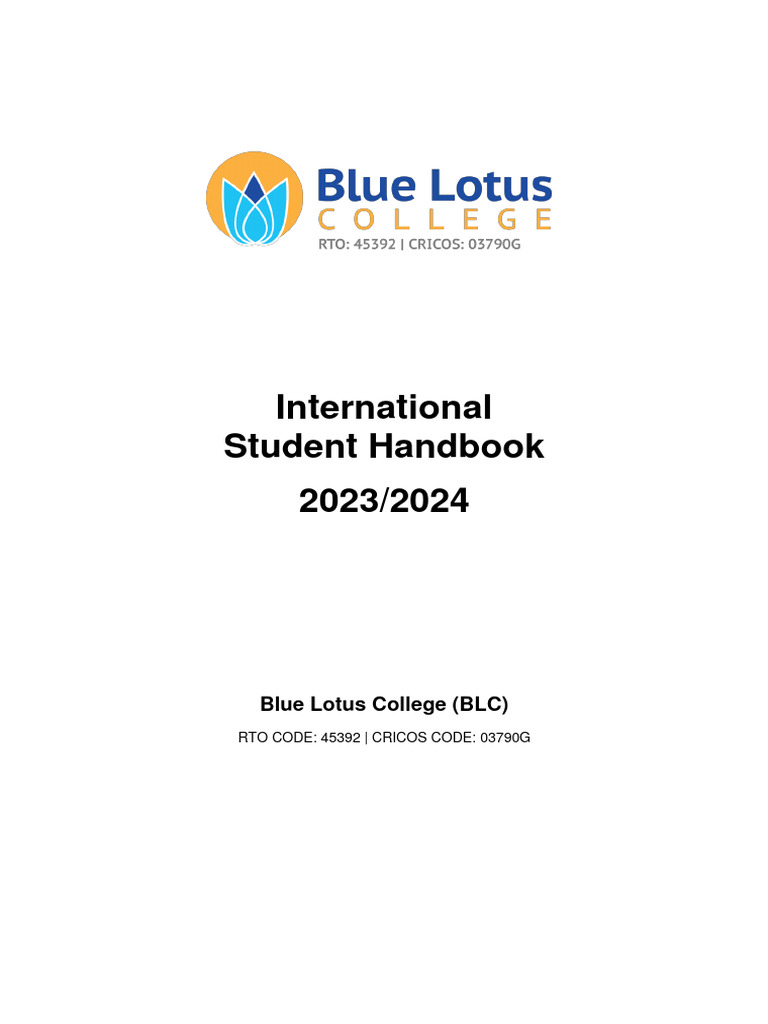 International Student Handbook - March 2023 - 4 4 2023 | PDF | Cost Of Living | Bookkeeping