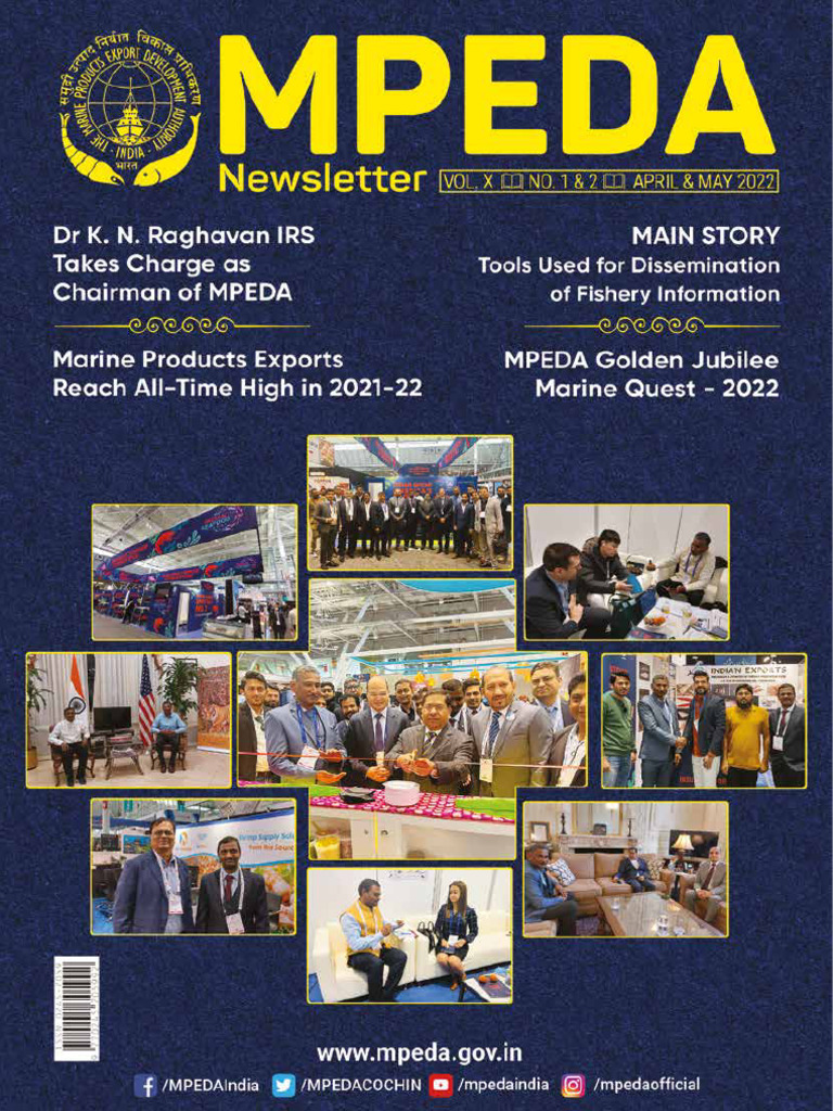 MPEDA April-May-2022 | PDF | Fishery | Central Banks