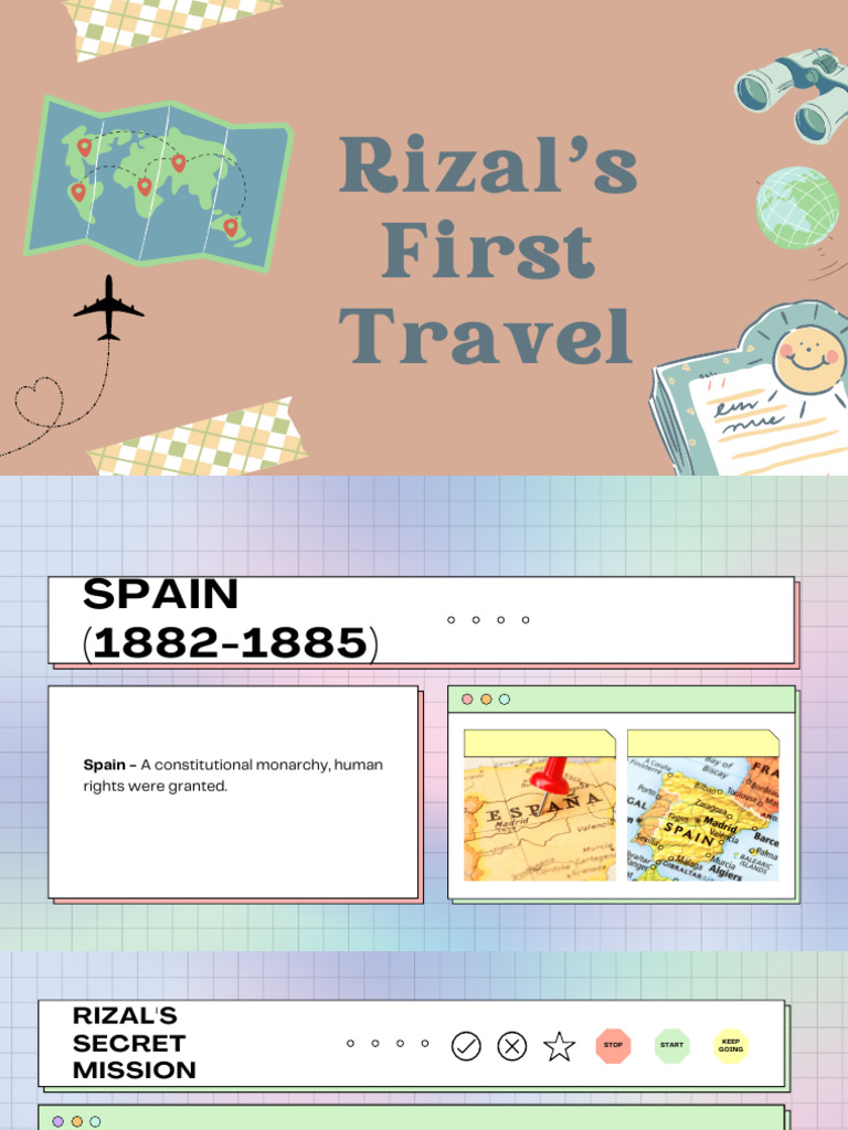 Rizal's First Travel | Download Free PDF | Philippines