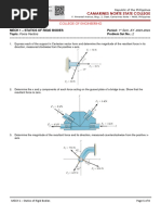 Statics Practice Problems | PDF | Force | Friction