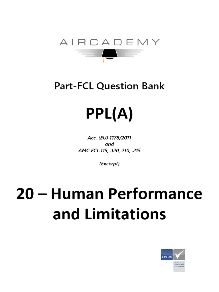Ecqb PPL 20 HPL Ppla - en | PDF | Hypoxia (Medical) | Blood