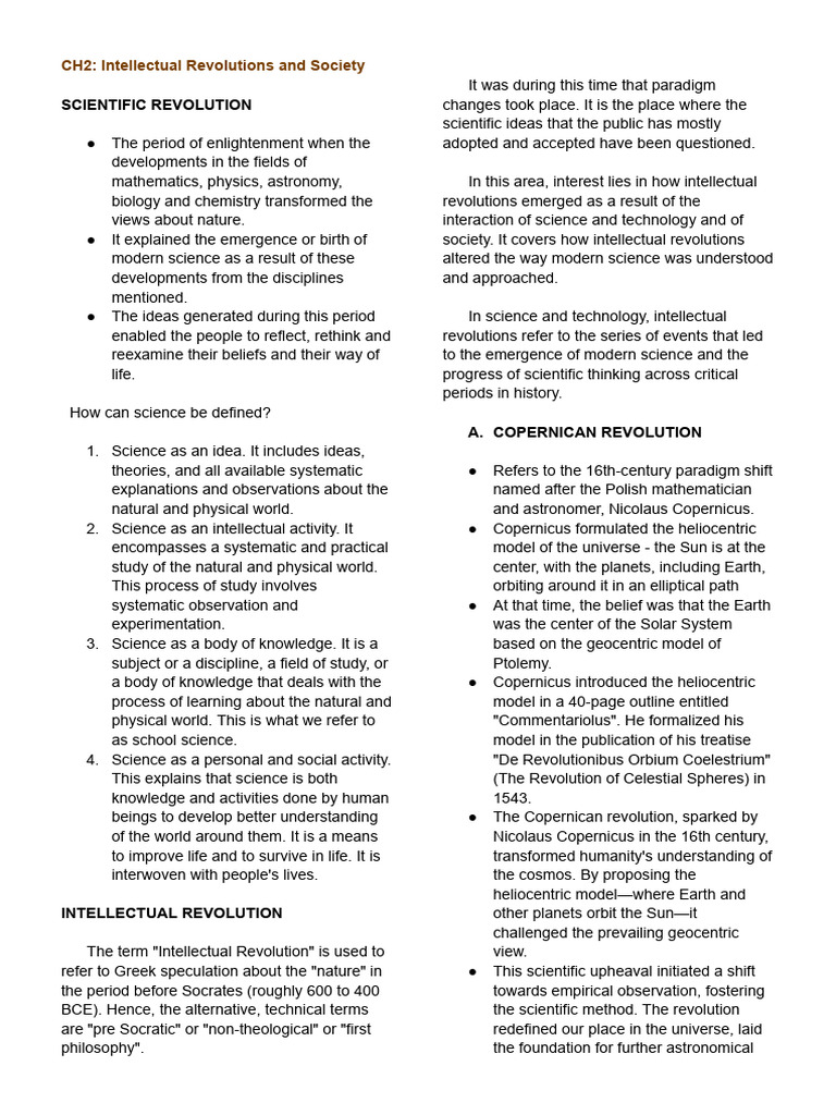 STS Quiz Notes | PDF