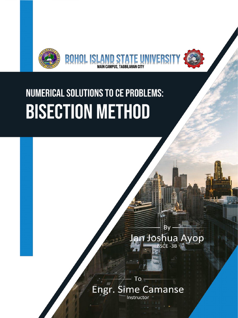 Bisection Method Research Paper Ayop | PDF | Applied Mathematics | Mathematics