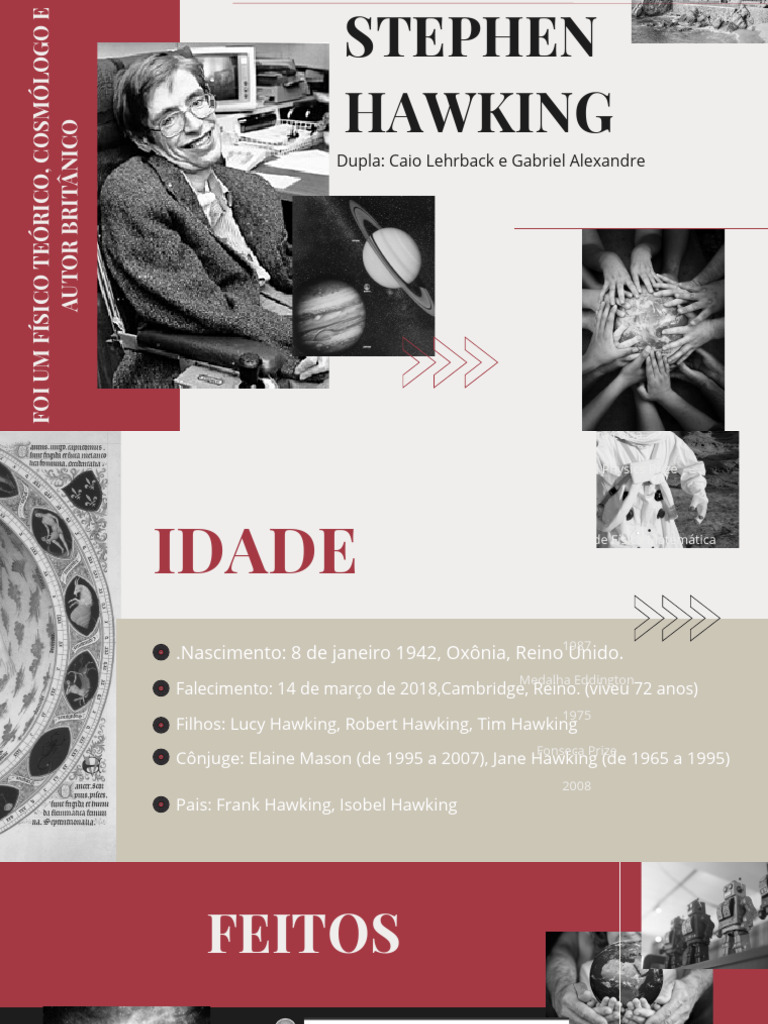 Stephen Hawking Biografia | PDF | Stephen Hawking | Física