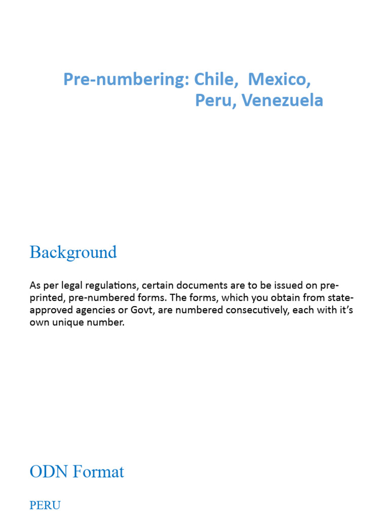 Prenumbering | PDF