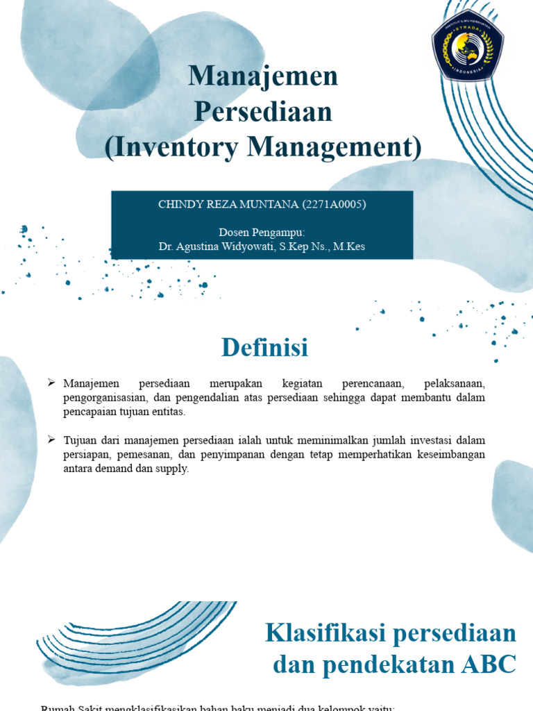 Inventory - Manajemen | PDF | Bisnis