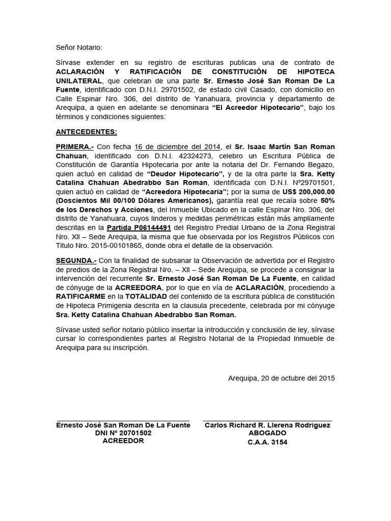 Ratificacion | PDF | Derecho privado | Justicia