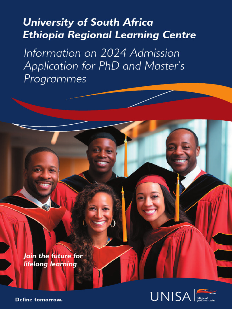 UNISA Ethiopia 2024 Admission Guide | PDF | Academic Degree | Image Scanner