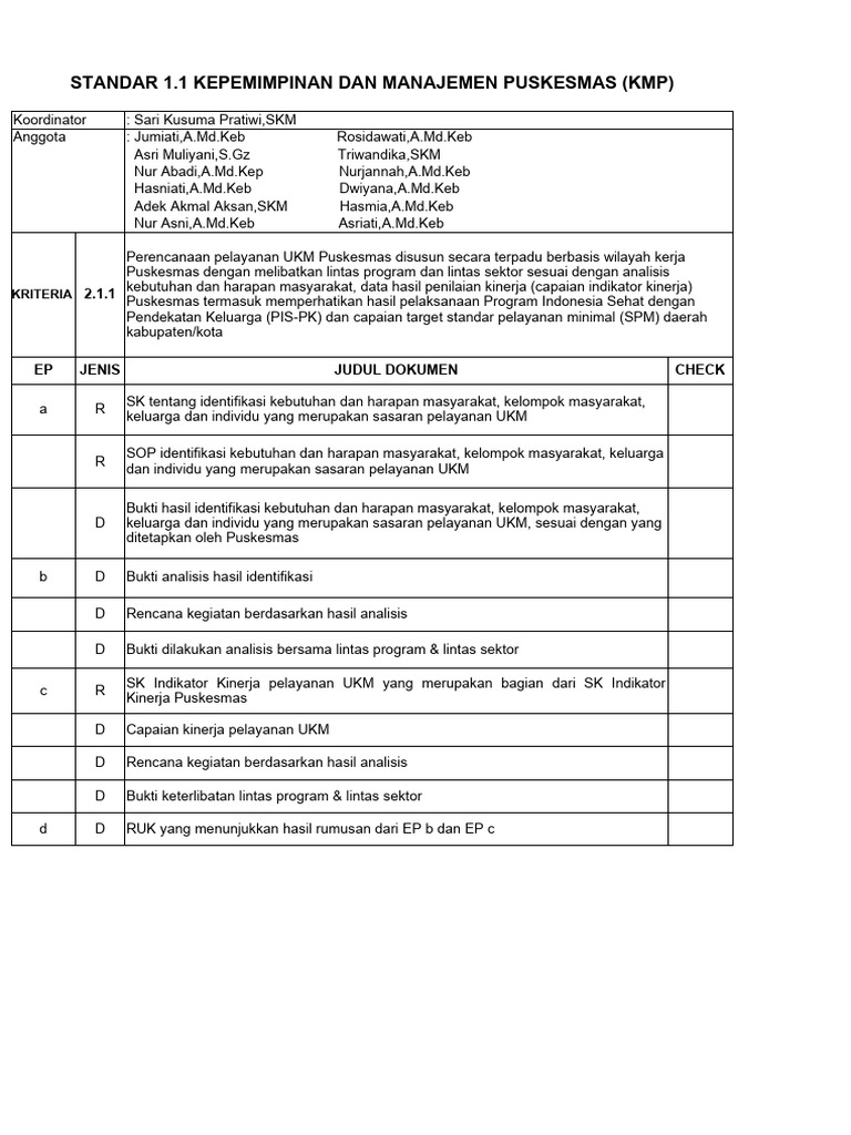 Cheklist Bab Ii Ukm | PDF | Sains & Matematika