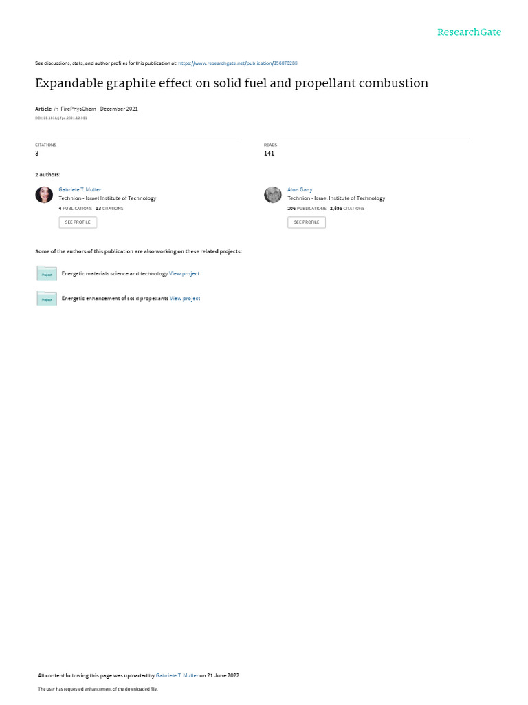 Expandable Graphite | PDF