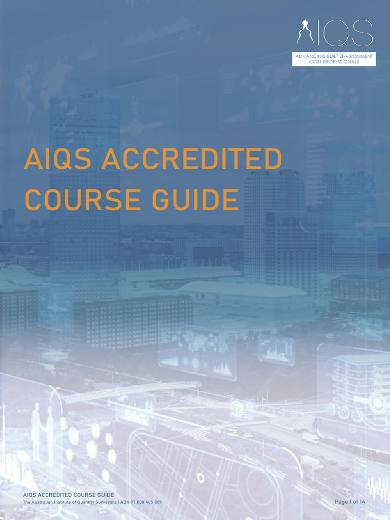 Aiqs Accredited Course Guide Master | PDF