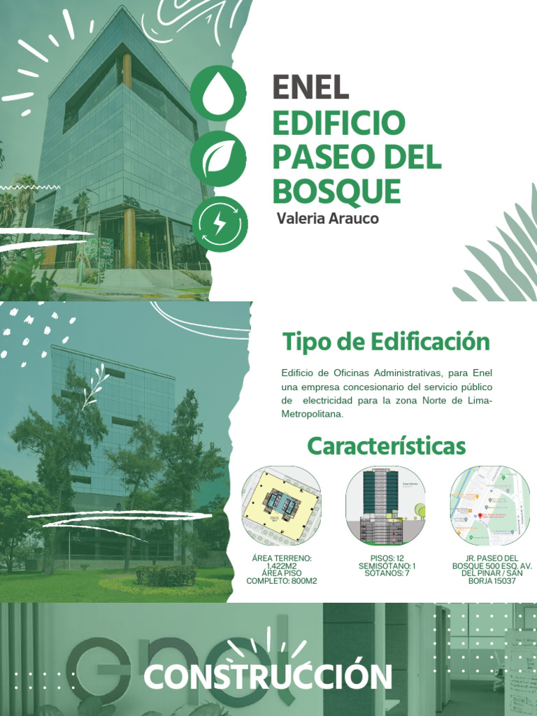 Certificaciones - Enel Edificio Paseo Del Bosque | PDF