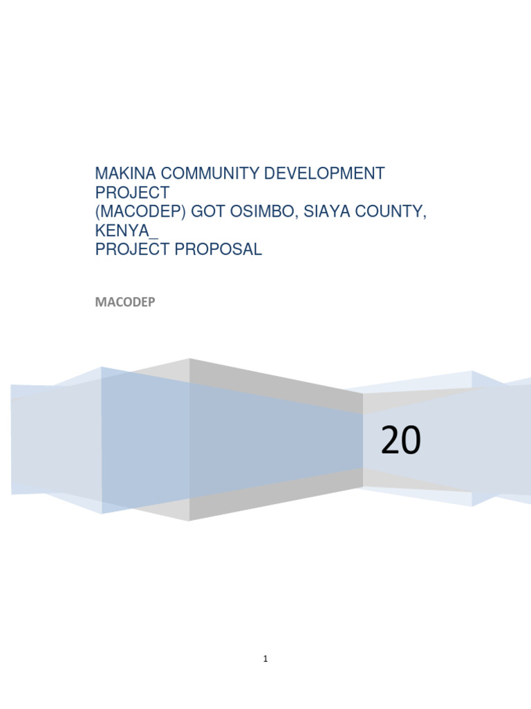 Got Osimbo Orphanage Project Proposal | PDF
