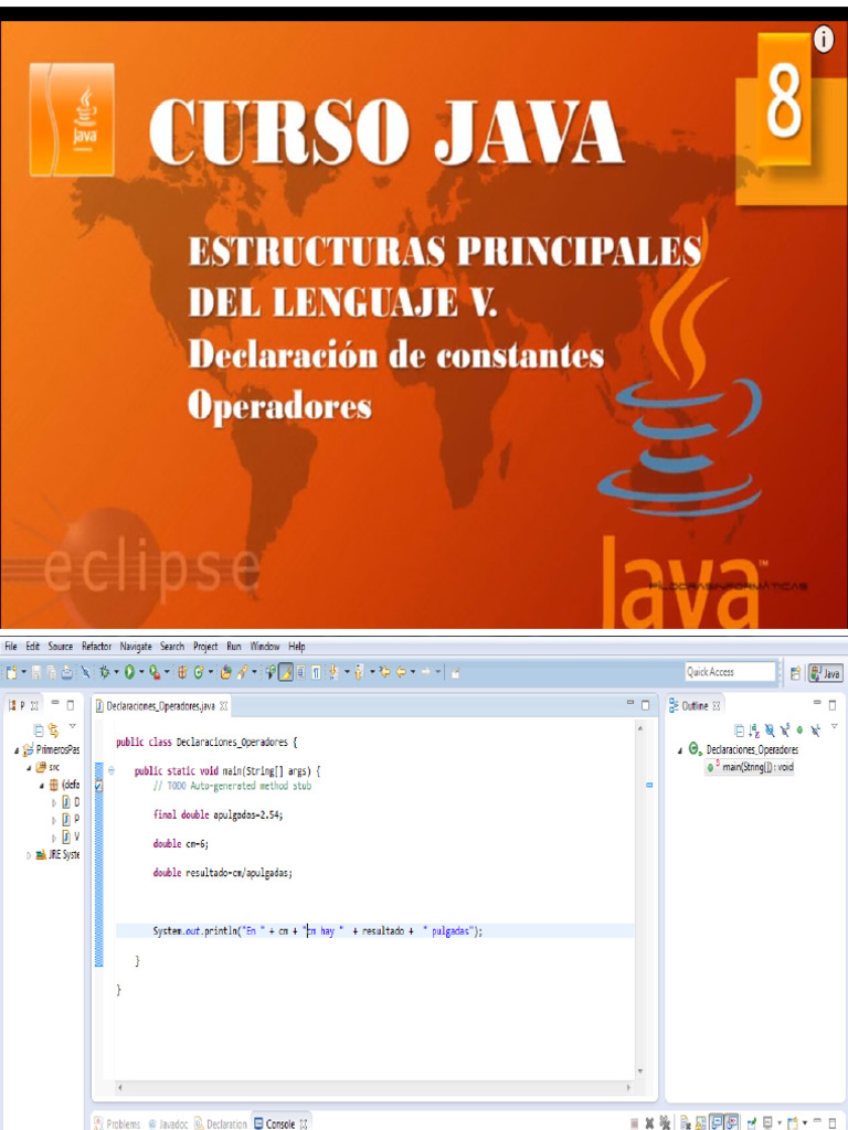 Apunte Video #8 Curso Java | PDF