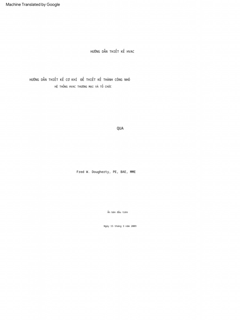 HVAC Design Manual Rev1 | PDF