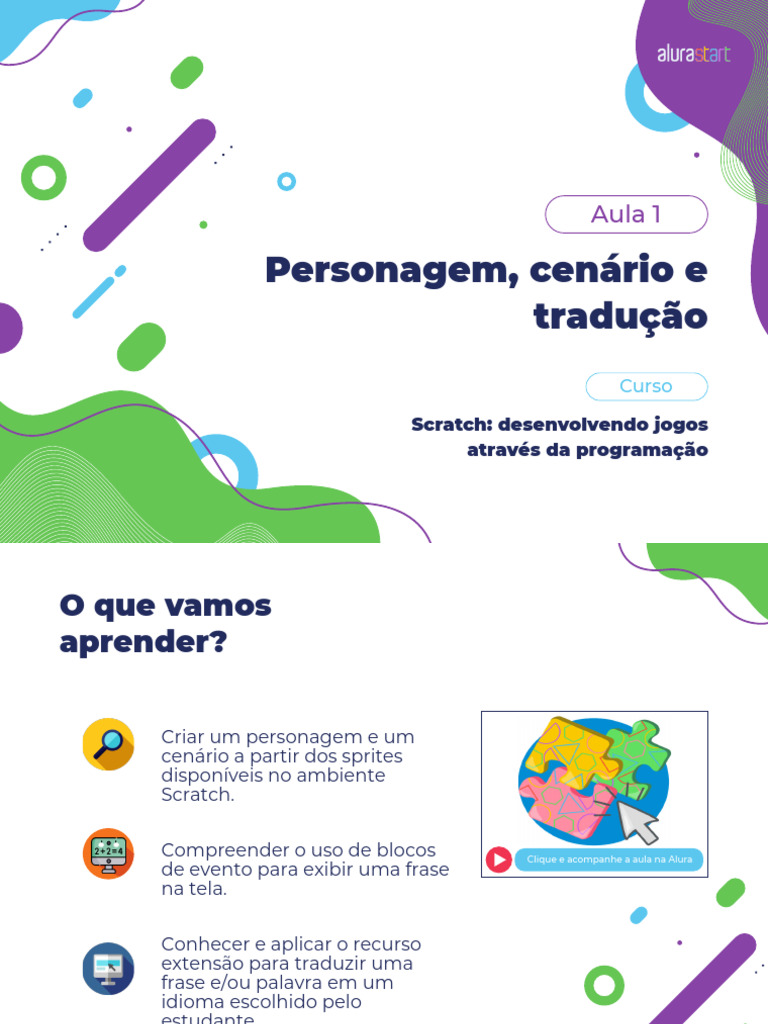 Scratch Desenvolvendo Jogos Através Da Programação - Aula 1 - Aluno ...
