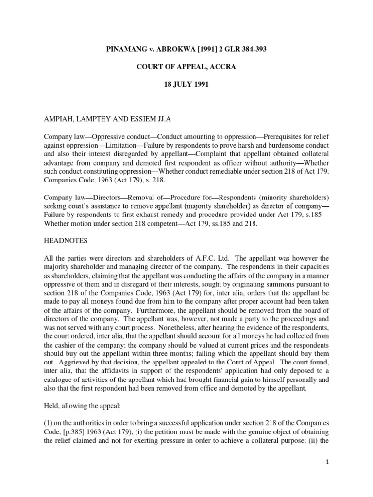 Pinamang v. Abrokwa | PDF