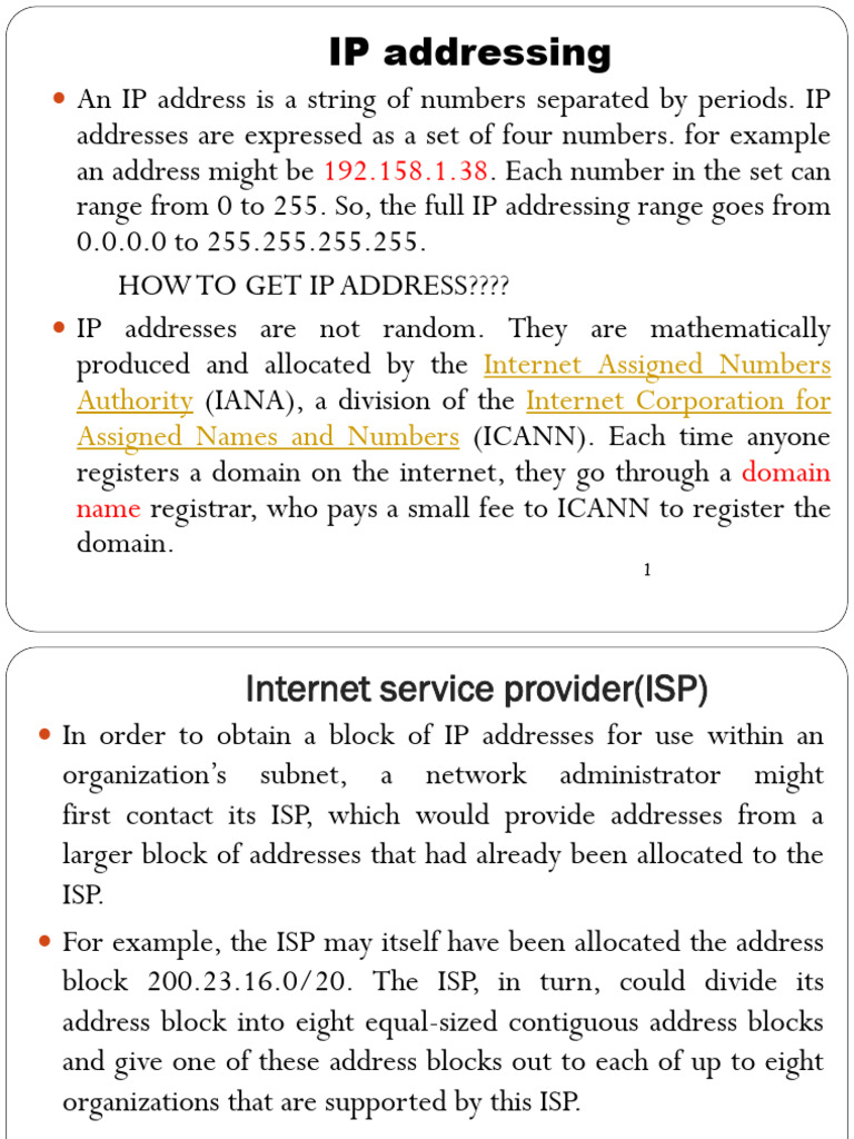 Data Comm Part 2.ppt New | PDF | Ip Address | I Pv6