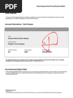 CIBC Direct Deposit Authorization Form | PDF | Cheque | Payments