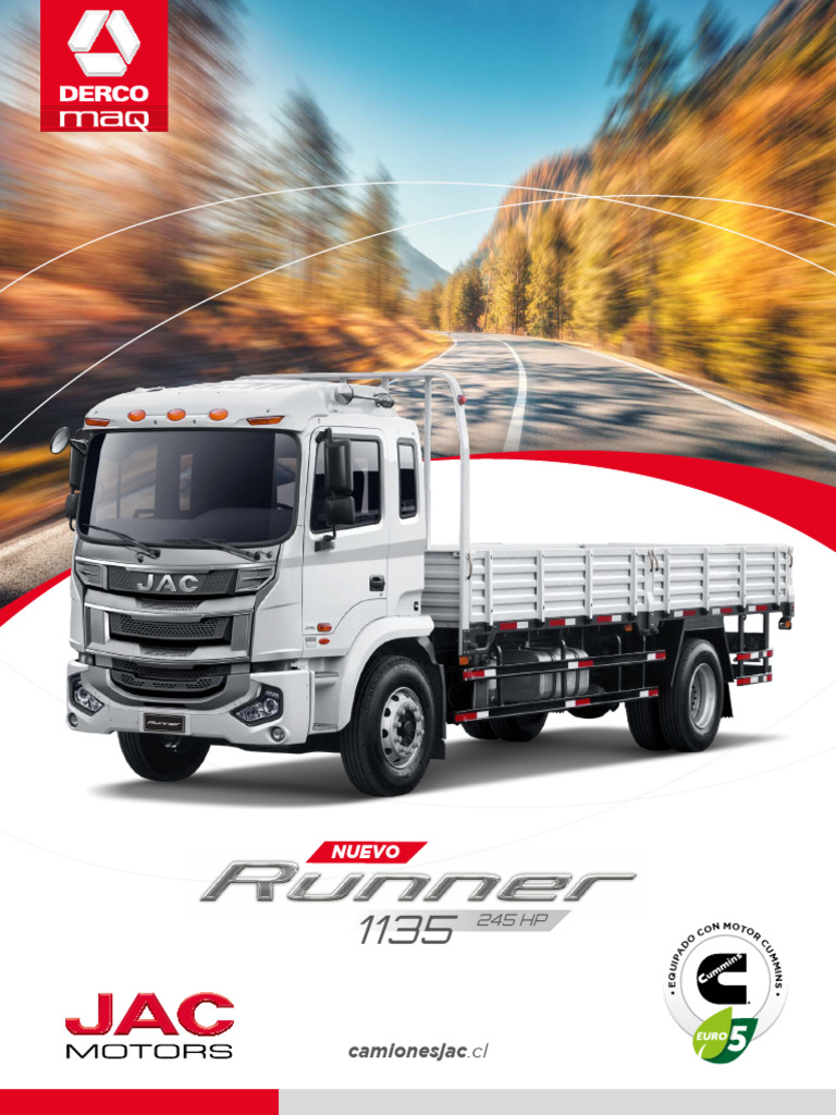 Camión JAC Runner 1135: Especificaciones y Precio | PDF | Tecnología de ...