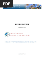 KNUST Thesis Guide | PDF | Thesis | Writing
