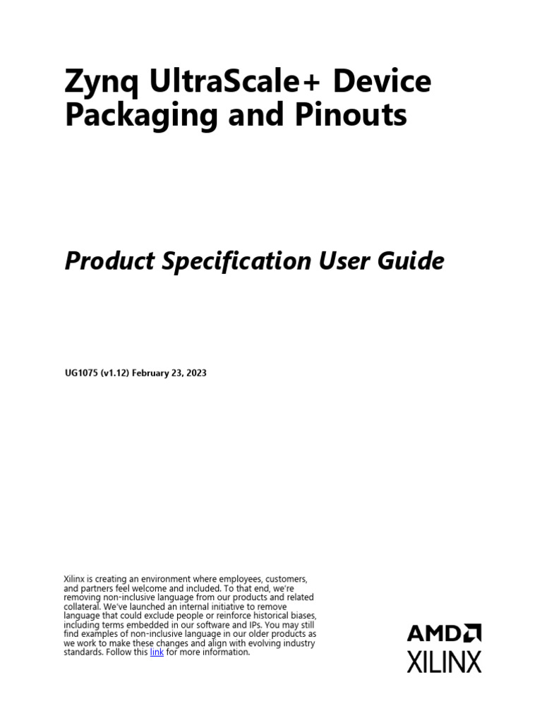 Ug1075 Zynq Ultrascale PKG Pinout | PDF | System On A Chip ...