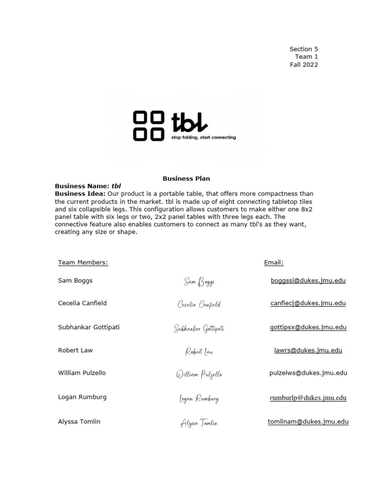 Sam Boggs Cecelia Canfield Subhankar Gottipati Robert Law William ...