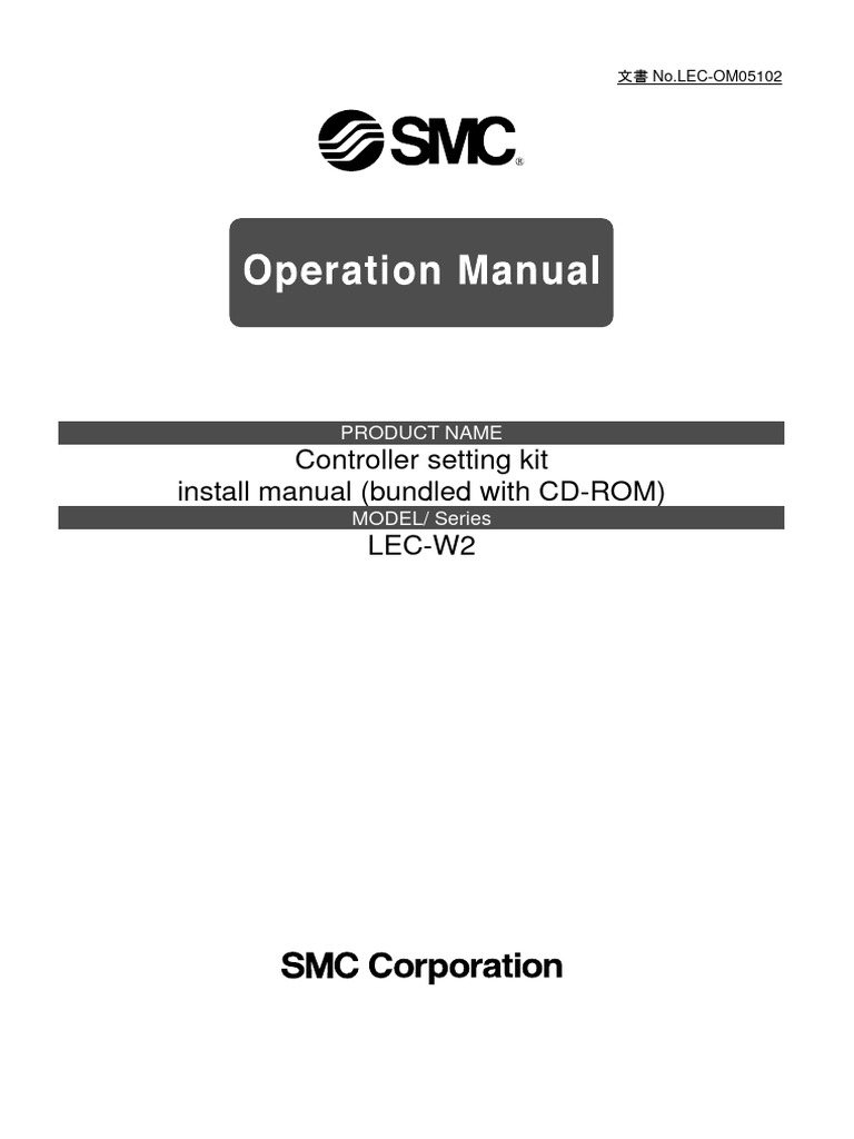 Lec-Om05102 - Manual de Instalación Software - Driver SMC | PDF | Microsoft Windows | Device Driver