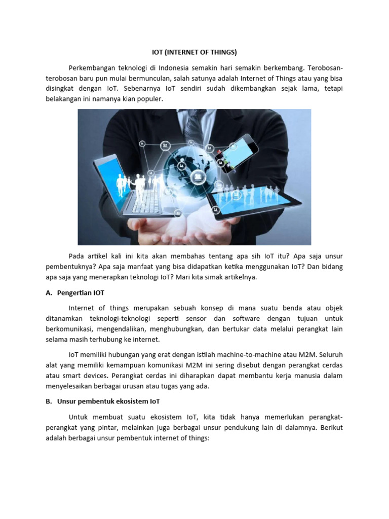Iot (Internet of Things) | PDF | Komputer
