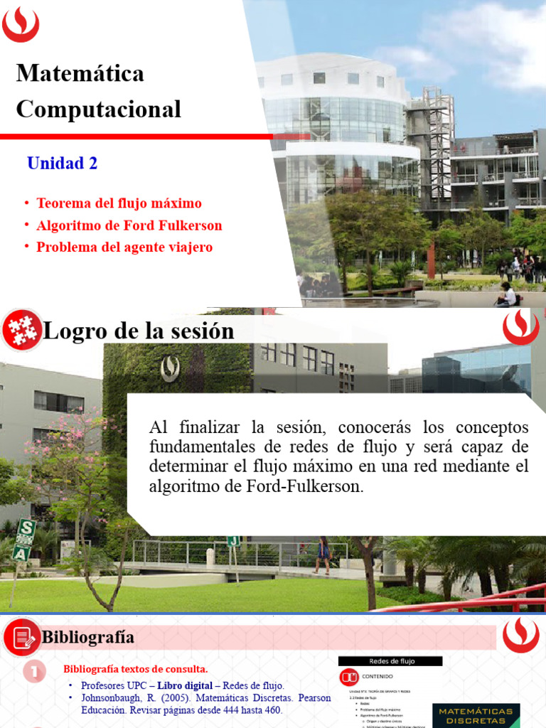 CE143 - S05 - Redes de Flujo - Algoritmo de Ford Fulkerson - en Clase | PDF